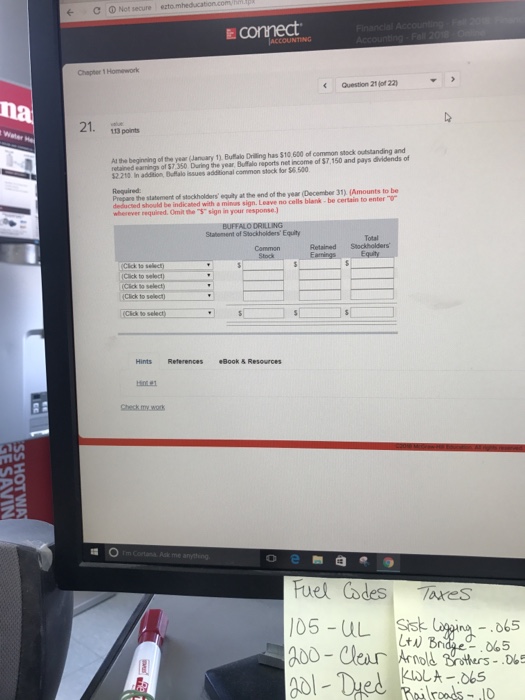 Solved e CDNot secure eto E connect owner 1ト。mework Question | Chegg.com