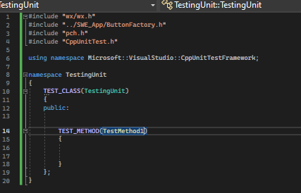 On your newly created branch, add a new C++ Unit Test | Chegg.com