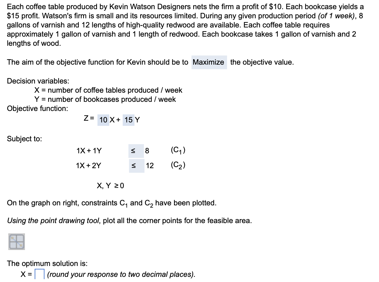 Solved can you show the steps to solving for the optimum | Chegg.com