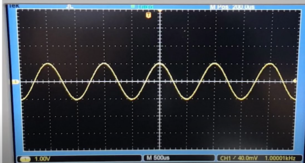 Solved When the oscilloscope has the following waveform, | Chegg.com