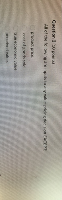 Solved Question 3 (10 points) All of the following are | Chegg.com Solved Question 3 (10 points) All of the following are | Chegg.com