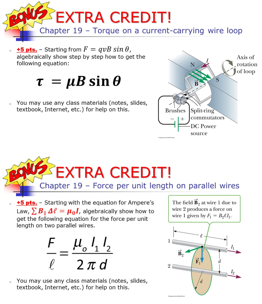 Solved OU EXTRA CREDIT! Chapter 19 - Torque on a | Chegg.com