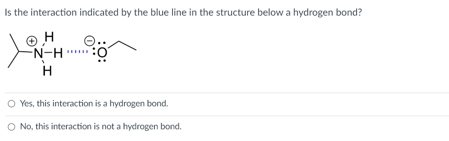 Solved Is the interaction indicated by the blue line in | Chegg.com