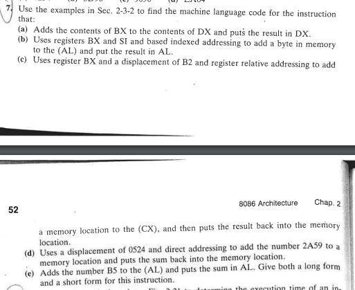 Solved Use the examples in Sec. 2-3-2 to find the machine | Chegg.com