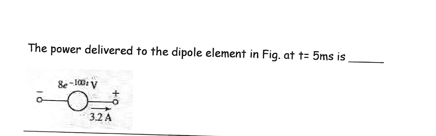 Solved The power delivered to the dipole element in Fig. at | Chegg.com