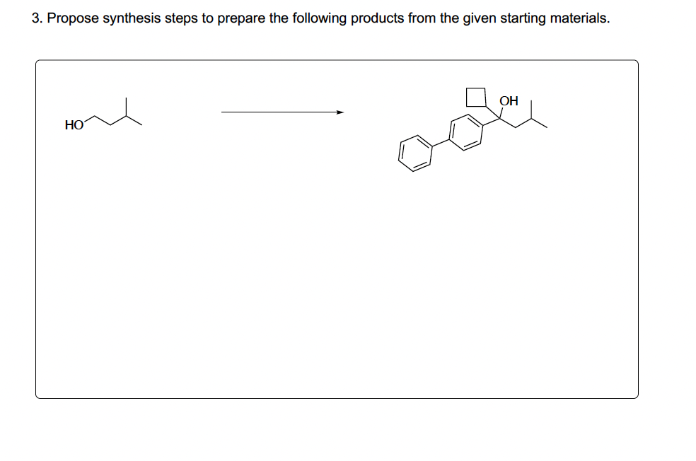Solved Propose synthesis steps to prepare the following | Chegg.com