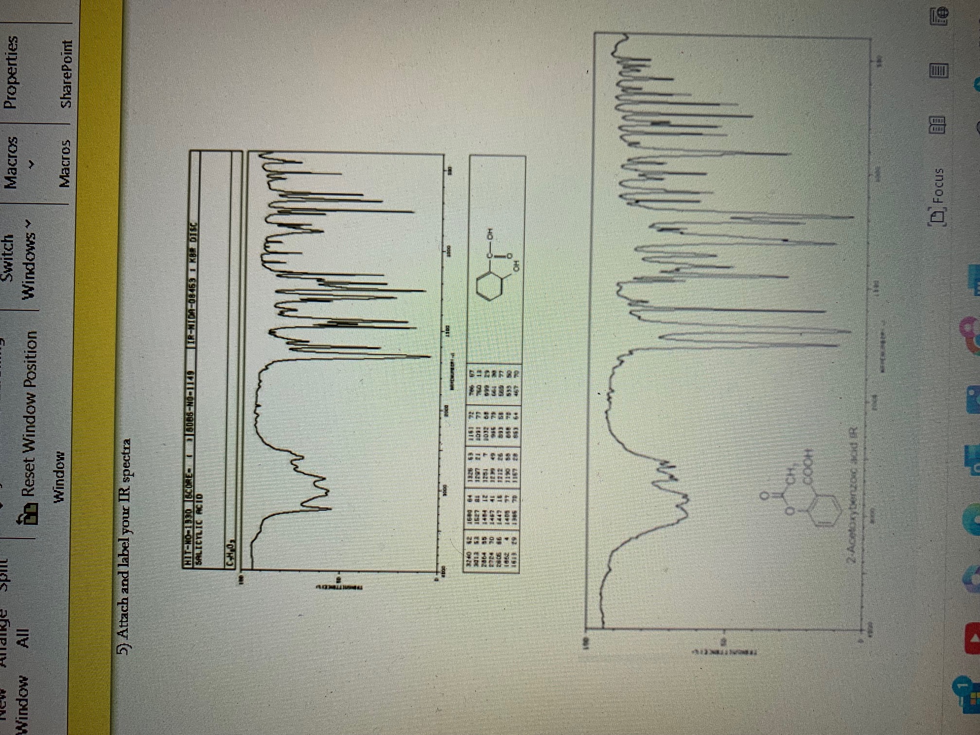 Solved Attach and label your IR spectra. Label C-H, ﻿O-H, | Chegg.com
