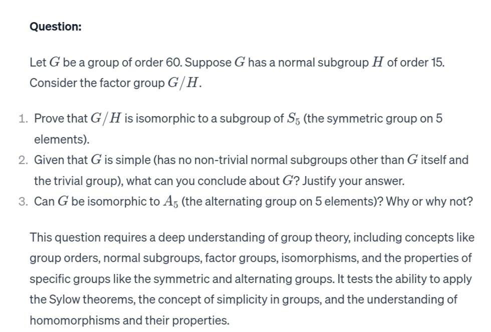 Solved Question: Let G be a group of order 60 . Suppose G | Chegg.com