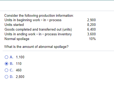 Solved Consider the following production information: Units | Chegg.com
