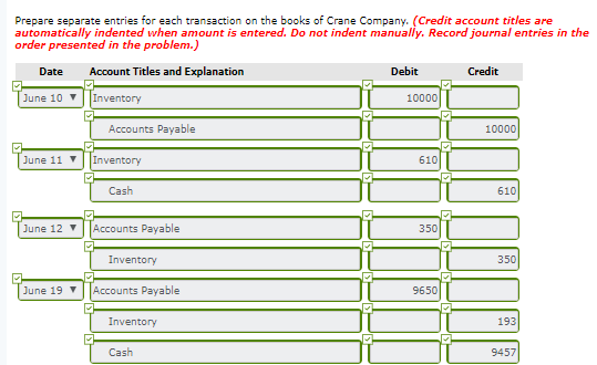Solved Prepare separate entries for each transaction for | Chegg.com