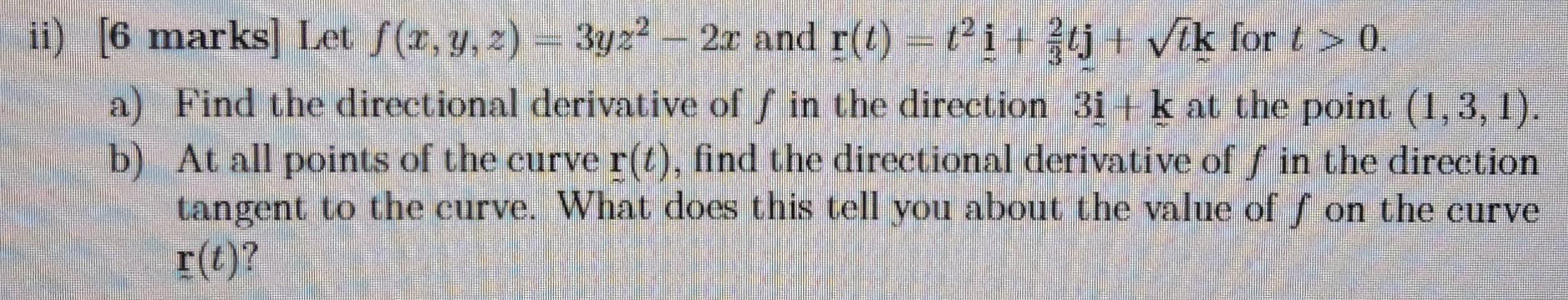 Solved b) At all points of the curve r(t), find the | Chegg.com