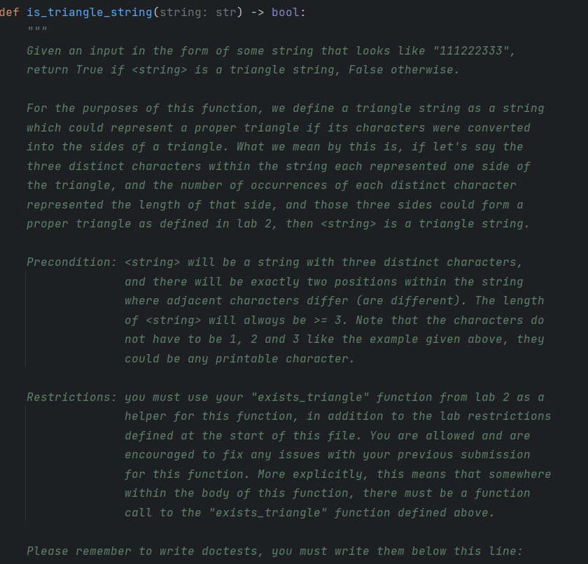 Solved I need help writing this function and im not allowed | Chegg.com