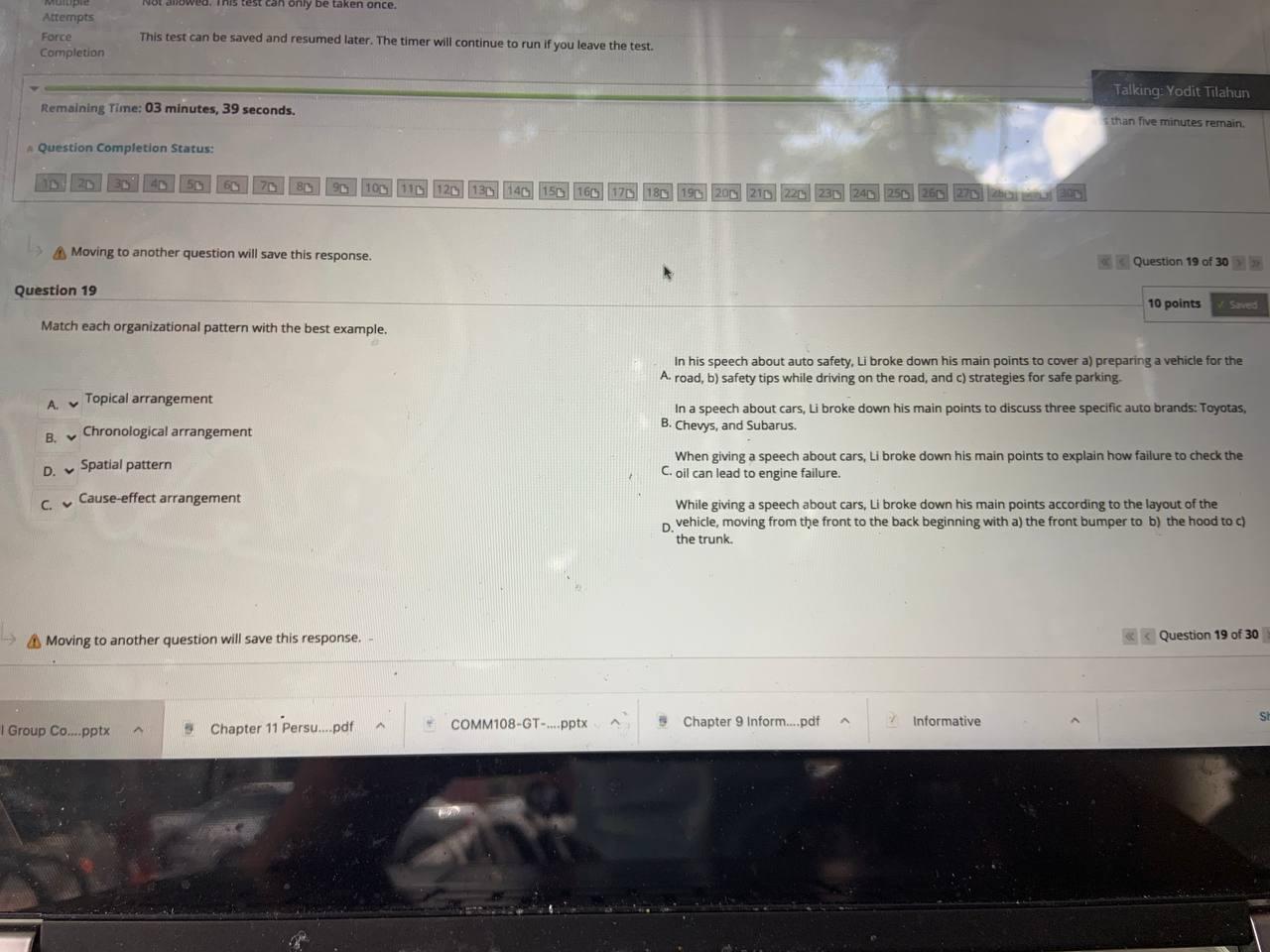 Solved NOI diowed. This test can only be taken once. | Chegg.com