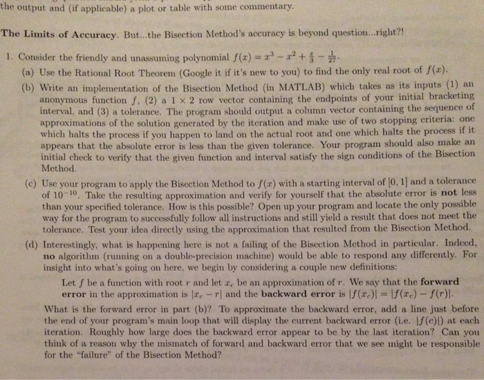 Solved Anyone know matlab really well? I need to write a | Chegg.com