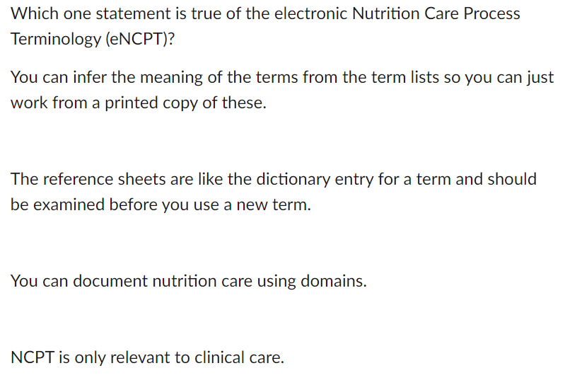 Solved Explain the interrelationship of the nutrition | Chegg.com
