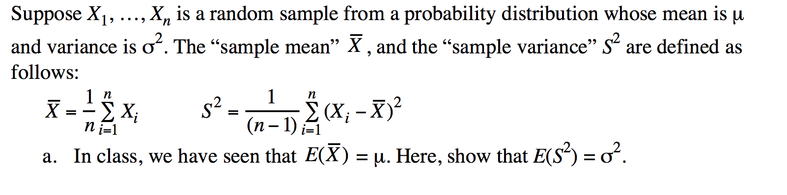 Solved Suppose X1,…,Xn is a random sample from a probability | Chegg.com