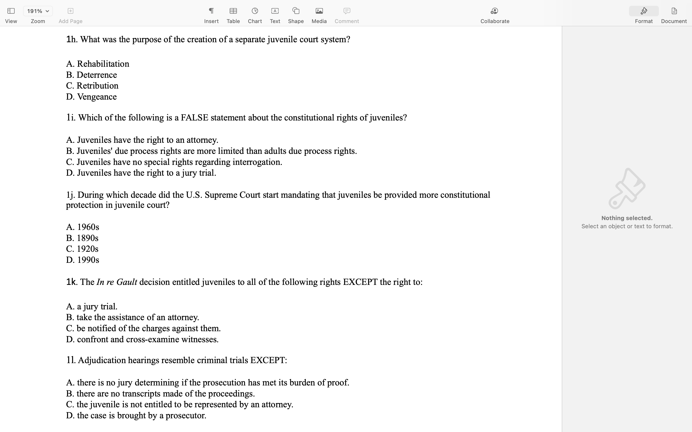 Solved 191% v + A CL 9 View Zoom Add Page Insert Table Chart | Chegg.com