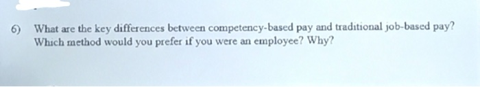 Solved 6) What are the key differences between | Chegg.com