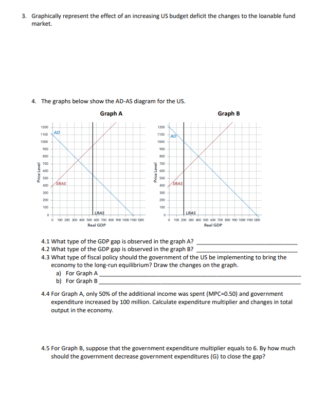 Solved 3. Graphically represent the effect of an increasing | Chegg.com