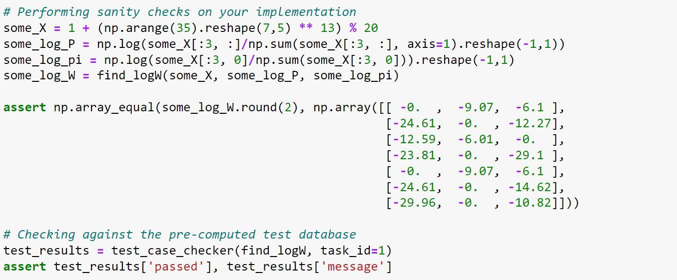 Solved Write a function find_logw that calculates the log | Chegg.com