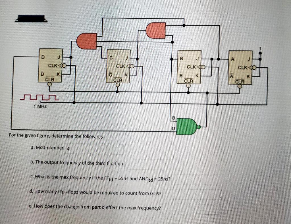 Solved D C B A CLK CLK CLK CLK- D K CLR Q CLR K CLR CLR 1 | Chegg.com Solved D C B A CLK CLK CLK CLK- D K CLR Q CLR K CLR CLR 1 | Chegg.com