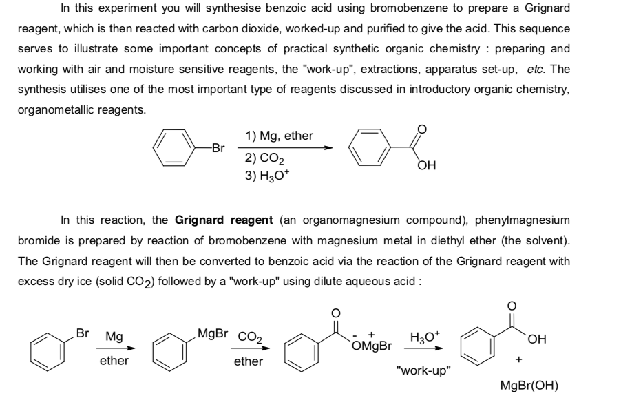 Grignard Reaction Mechanism Diethyl Ether