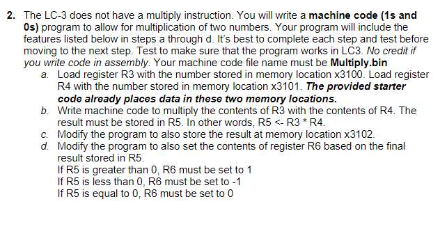 Solved Need Binary Code!! Multiply.bin ; This is a program | Chegg.com