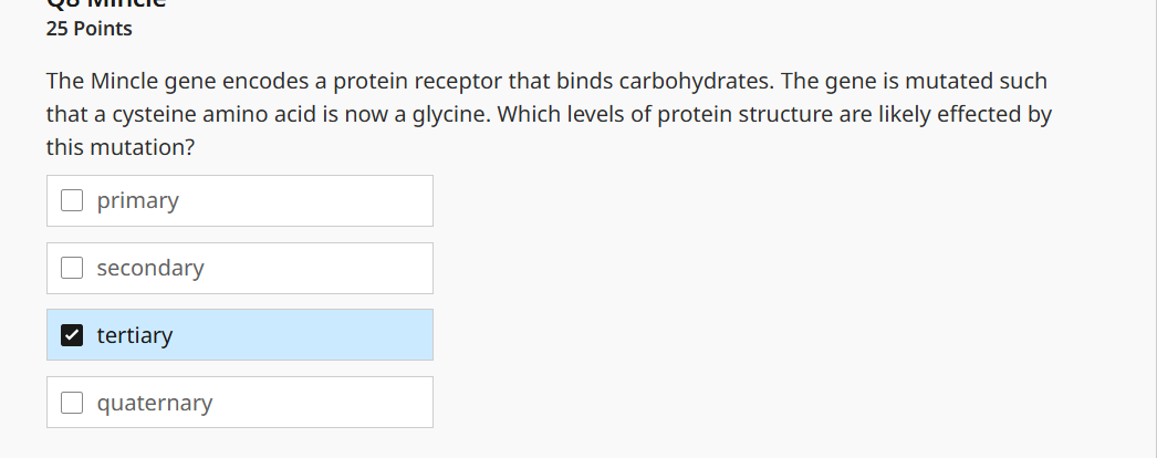 Solved 25 ﻿PointsThe Mincle gene encodes a protein receptor | Chegg.com