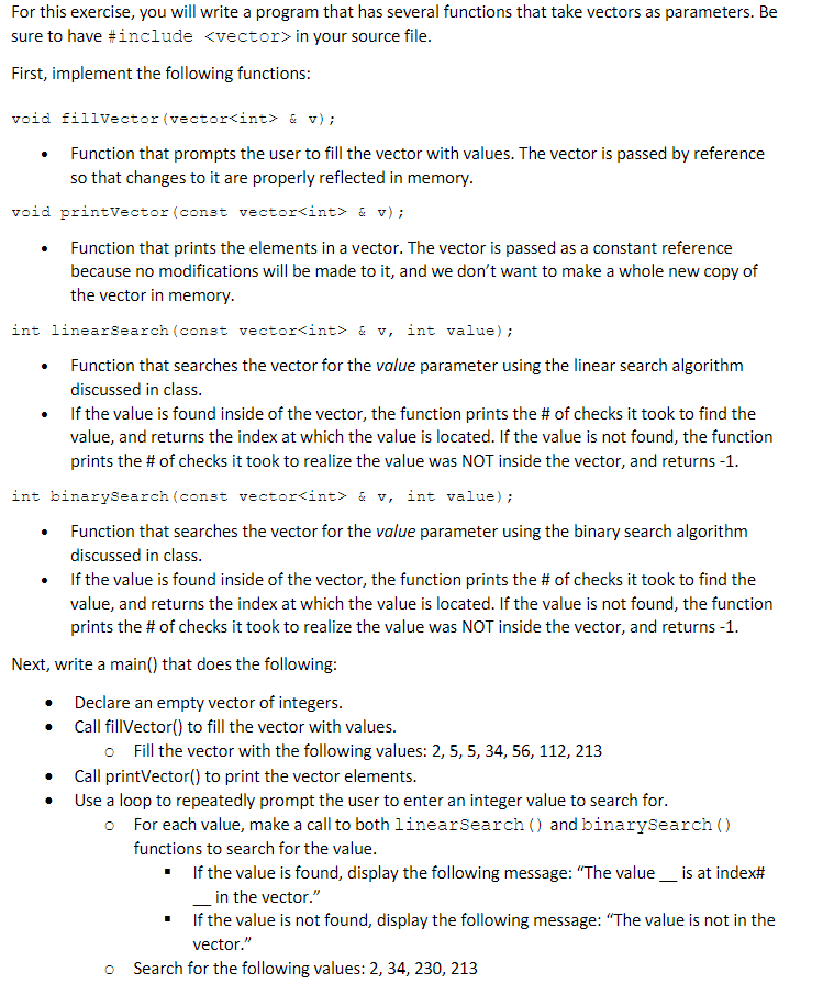 Solved For this exercise, you will write a program that has | Chegg.com