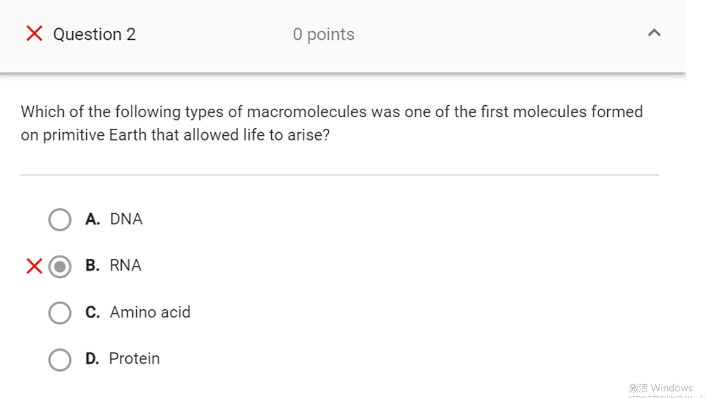 Solved Which of the following types of macromolecules was | Chegg.com