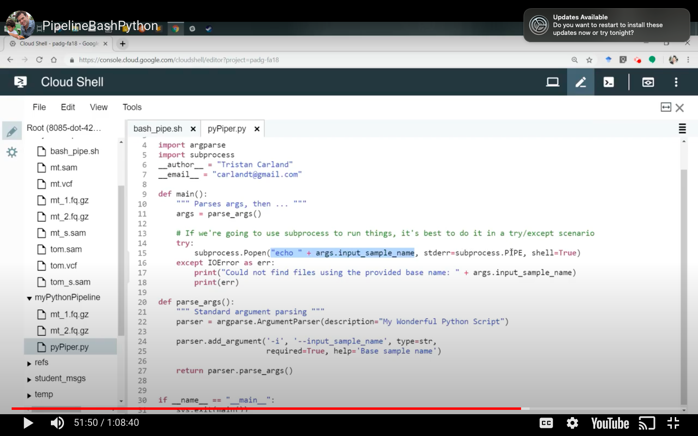 Please help with bioinformatic step by step (with | Chegg.com