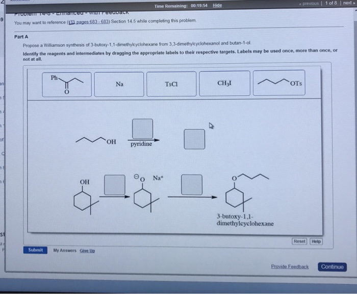 Solved Propose a Williamson Synthesis of 3-butoxy-1, | Chegg.com