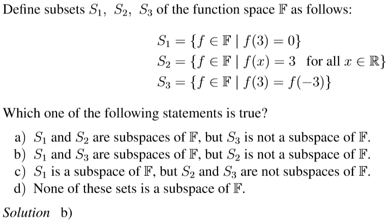 Solved We Denote By F The Vector Space Of All Functions R →