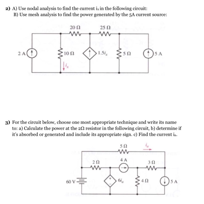 Solved The Current Ix In The Circuit Shown In Figure - vrogue.co Solved The Current Ix In The Circuit Shown In Figure - vrogue.co