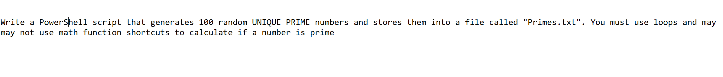 Solved Powershell Question Cannot Use The Math Function To 8086