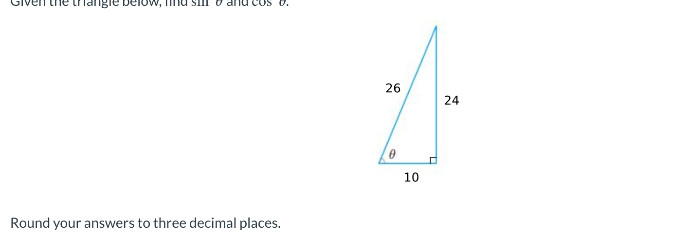Solved Round your answers to three decimal places. | Chegg.com