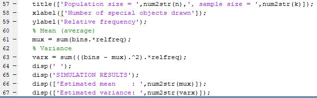 Solved 5 Hypergeometric Random Variable 1. Download the file | Chegg.com