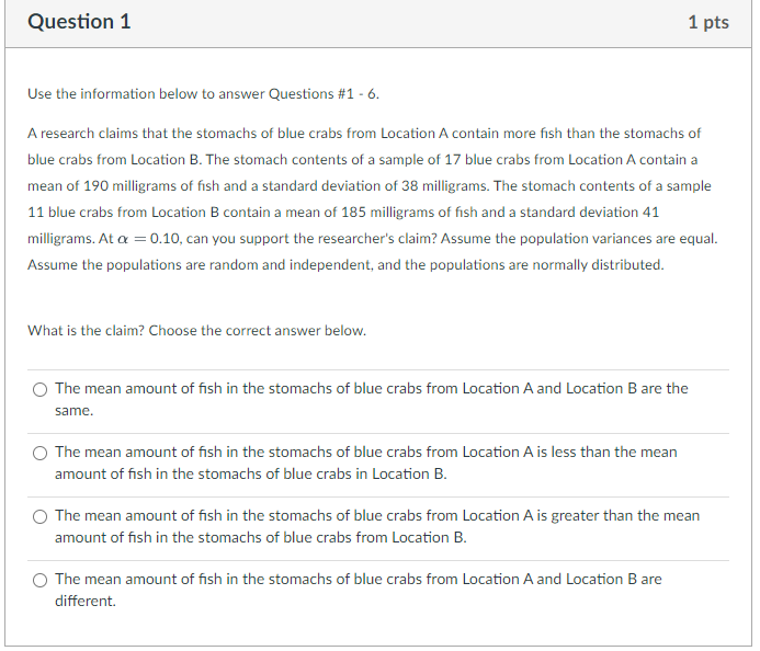 Solved Use the information below to answer Questions \#1 - | Chegg.com