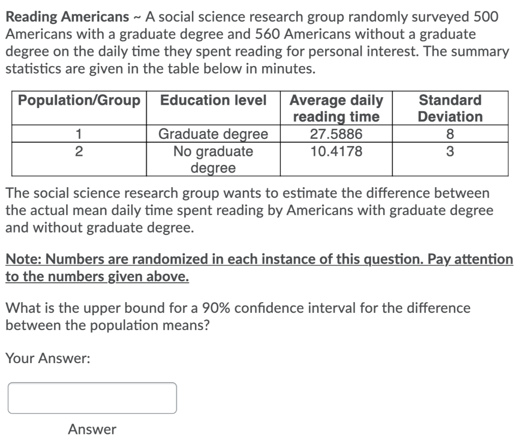 Solved Reading Americans ~ A social science research group | Chegg.com
