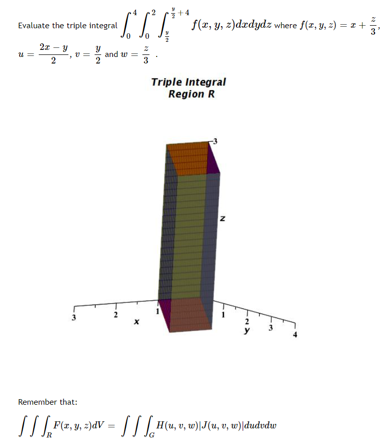 Solved 2 Evaluate the triple integral SITE f(x, y, z)dxdydz | Chegg.com