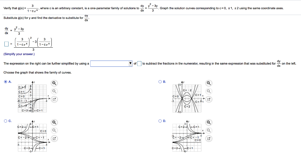Solved Verify that (x)= where cis an arbitrary constant, is | Chegg.com