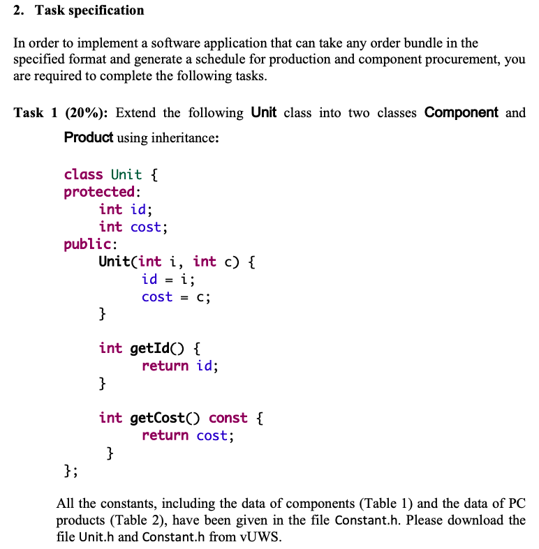 Problem: Production Scheduling 1. General | Chegg.com