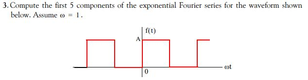 Solved 3. Compute the first 5 components of the exponential | Chegg.com