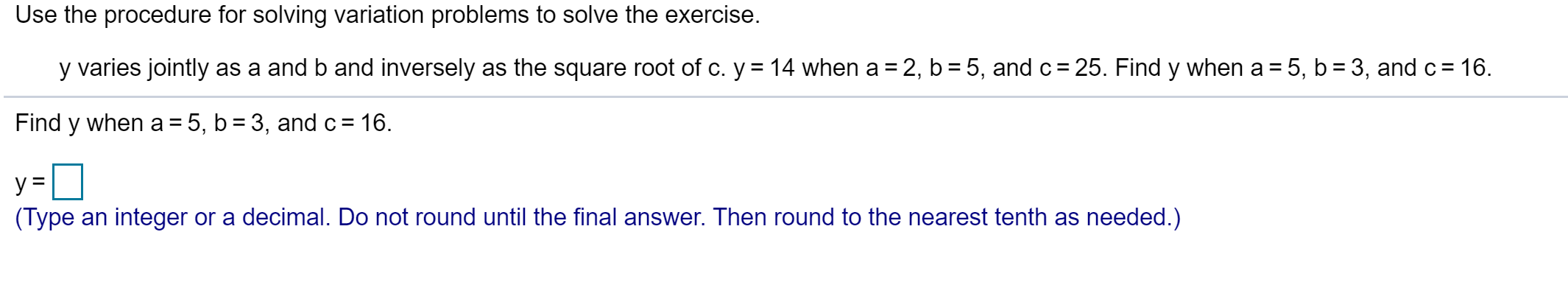Solved Use the procedure for solving variation problems to | Chegg.com