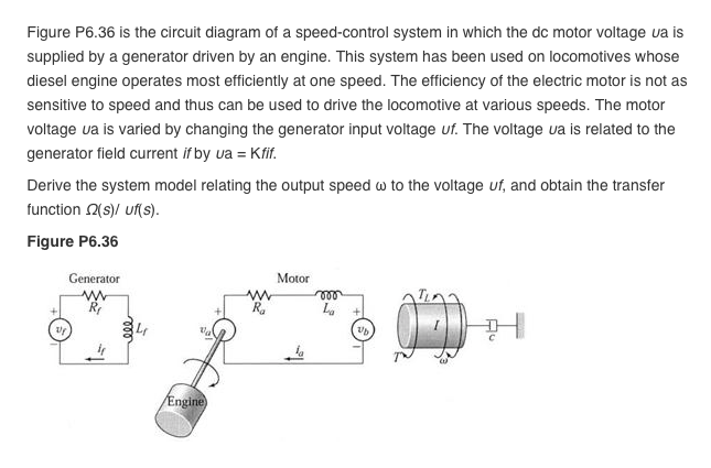 Solved Figure P6.36 is the circuit diagram of a | Chegg.com
