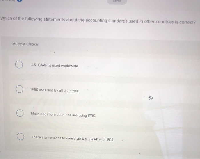 Solved Saved Which of the following statements about the | Chegg.com
