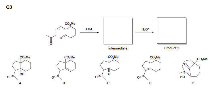 Solved Q3 intermediate Product 1 (OO) | Chegg.com