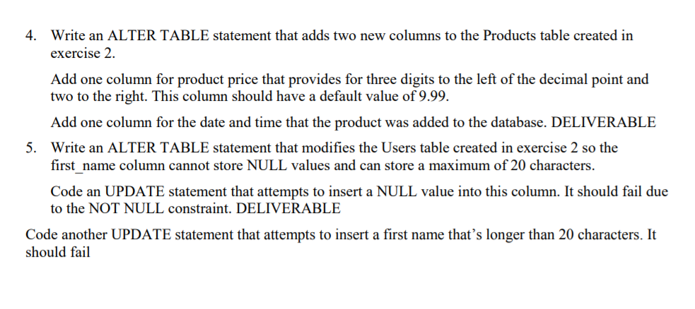 Solved 1. Write a script that adds an index to the my_guitar | Chegg.com