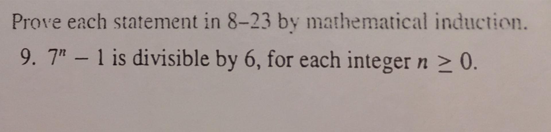 Solved Prove each statement in 8-23 by mathematical | Chegg.com