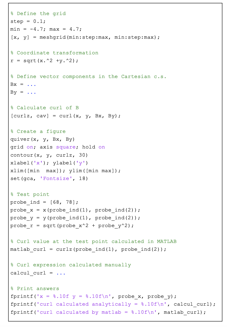 Solved (b) For the given vector field B=re-C, find curl(B) | Chegg.com